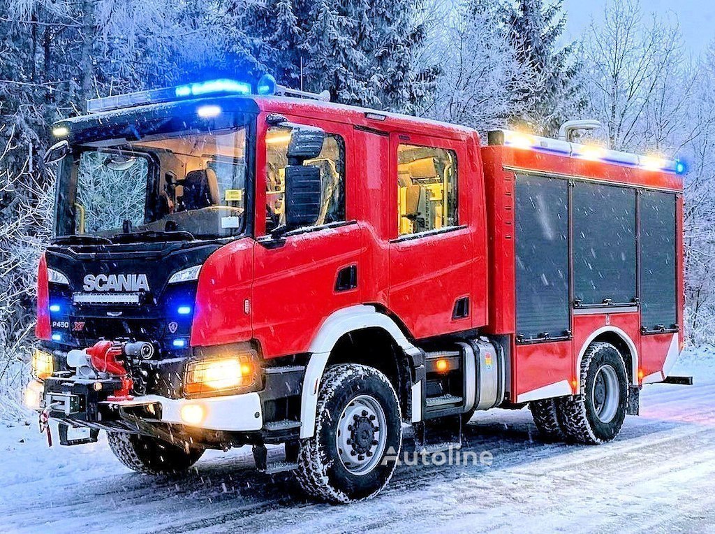Novo Scania P450 XT TLF 4000-ST Tanklöschfahrzeug 5.000 l Wasser 500 l Schau vatrogasno vozilo