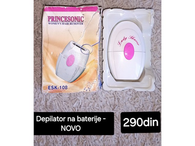 Princesonic depilator na baterije - NOVO