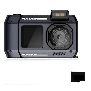 D50 WATERPROOF ACTION CAMERA WITH 32GB TF CARD - BLACK