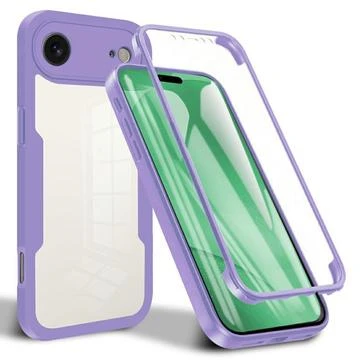 IPHONE AIR 360 PROTECTION SERIES CASE - PURPLE / CLEAR