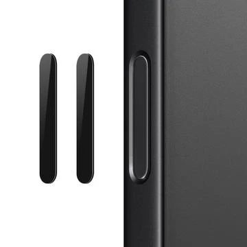 NORTHJO CAMERA CONTROL BUTTON TEMPERED GLASS PROTECTOR FOR IPHONE 16 PRO/16 PRO MAX/16/16 PLUS - 2 PCS. - BLACK