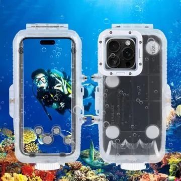 IPHONE 16 PRO MAX PULUZ PU9118 40M WATERPROOF DIVING CASE - CLEAR