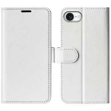 IPHONE 16E WALLET CASE MAGNETIC CLOSURE - WHITE