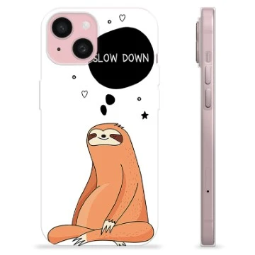 IPHONE 15 TPU MASKA - SLOW DOWN