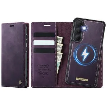 SAMSUNG GALAXY S26+ CASEME C49 2-IN-1 DETACHABLE WALLET CASE - MAGSAFE COMPATIBLE, RFID - PURPLE