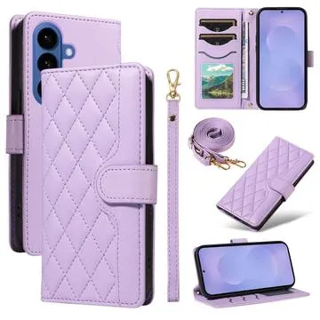 SAMSUNG GALAXY S26 LUXURY QUILTED WALLET CASE