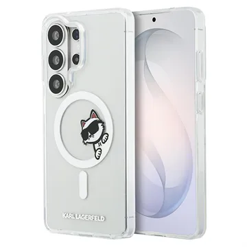 SAMSUNG GALAXY S26 ULTRA KARL LAGERFELD IML CHOUPETTE PEEKABOO LOGO MAGNETIC CASE - TRANSPARENT