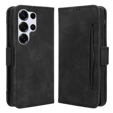 SAMSUNG GALAXY S25 ULTRA CARDHOLDER WALLET CASE - BLACK