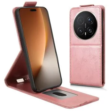 HONOR MAGIC8 PRO VERTICAL FLIP CASE WITH STAND - ROSE GOLD
