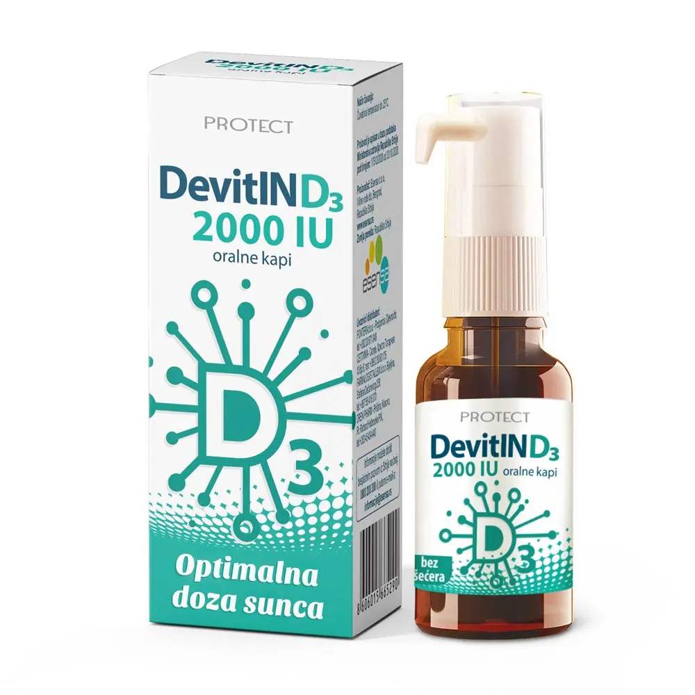 Devitin D3 2000IU oralne kapi za odrasle 15ml