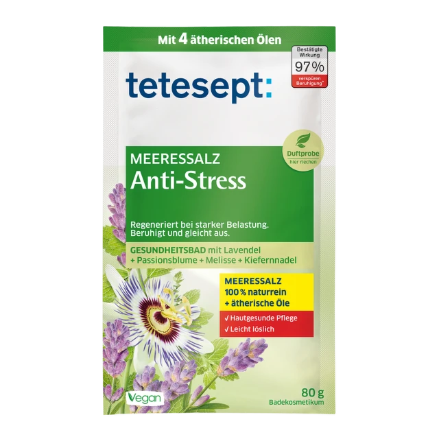 Tetesept Antistres so za kupanje 80g