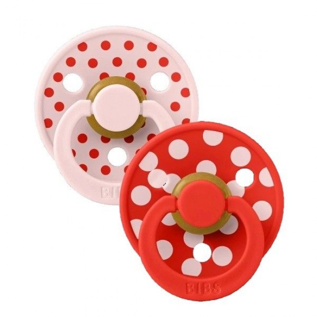 BIBS - Studio collection Polka dots, Candy apple & Blossom