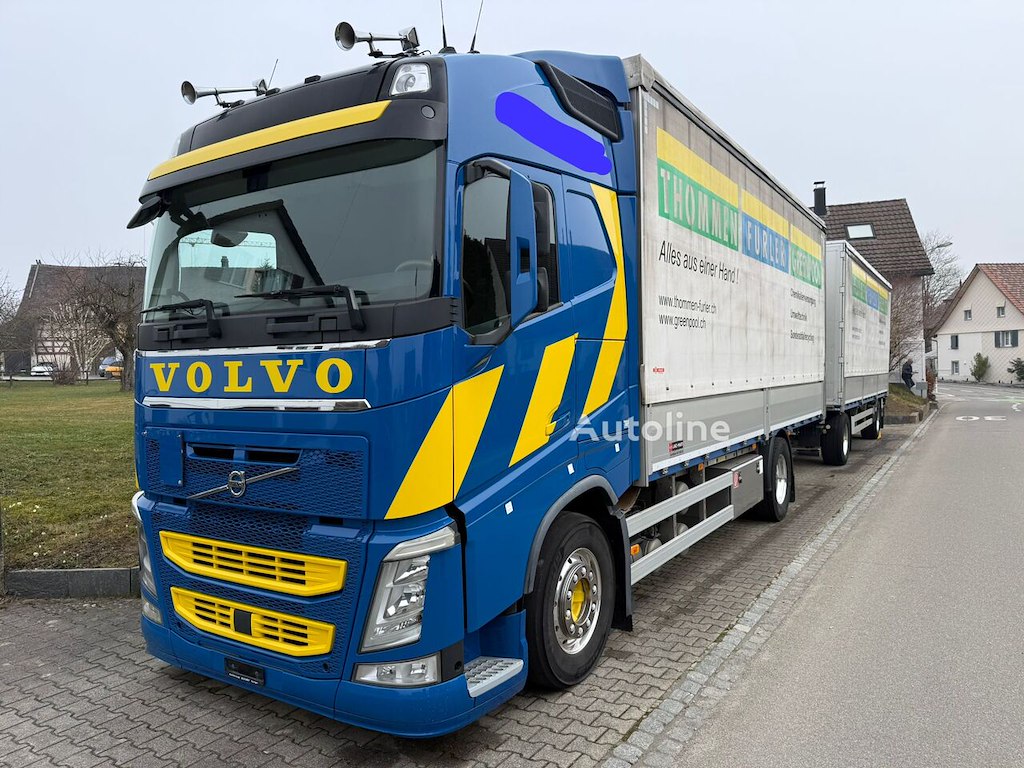 Volvo FH-500 kamion sa klizna zavesa cerada