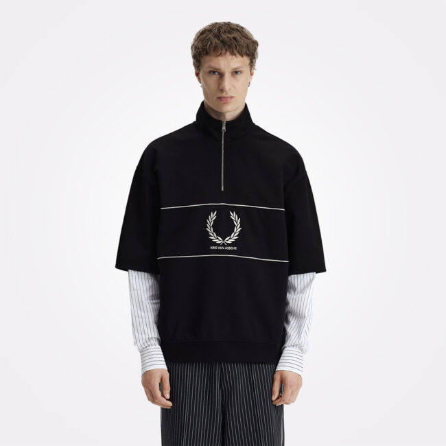 Fred Perry X Kris Van Assche Half Zip Sweatshirt