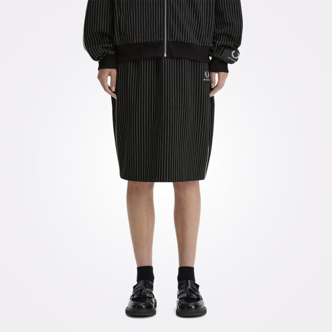 Fred Perry X Kris Van Assche Pinstripe Track Skirt
