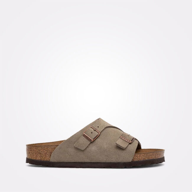 Birkenstock Zürich Suede Leather – Taupe