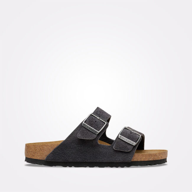 Birkenstock Arizona Suede Leather – Charcoal