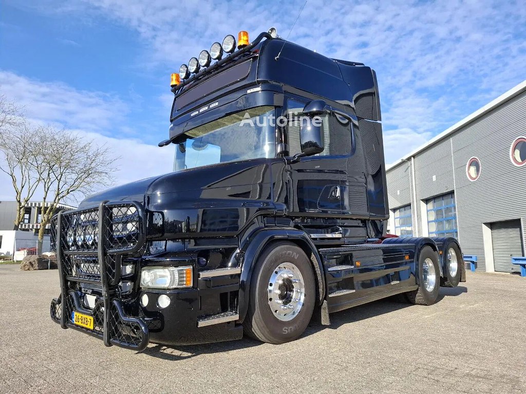 Scania T730 V8 / NL TRUCK / BOOGIE / HYDRAULICS / RETARDER / TUV:16-02- tegljač