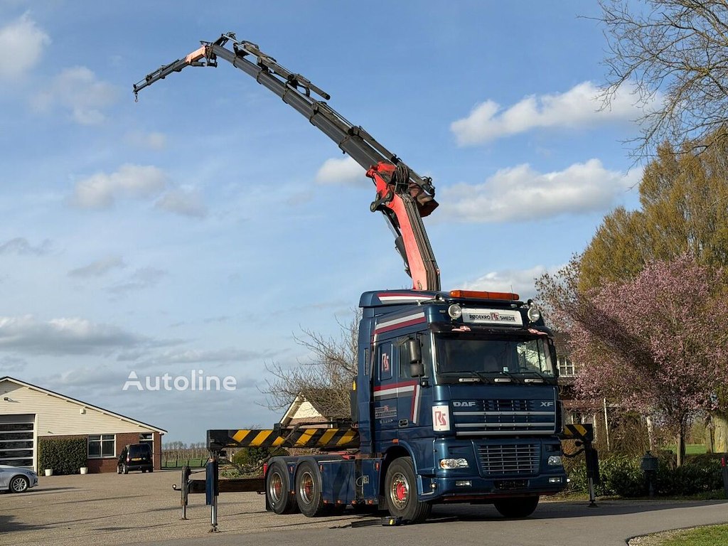 DAF XF480 6x2 TRACTOR WITH 60 T/M CRANE FASSI!! FLYJIB/WINCH tegljač