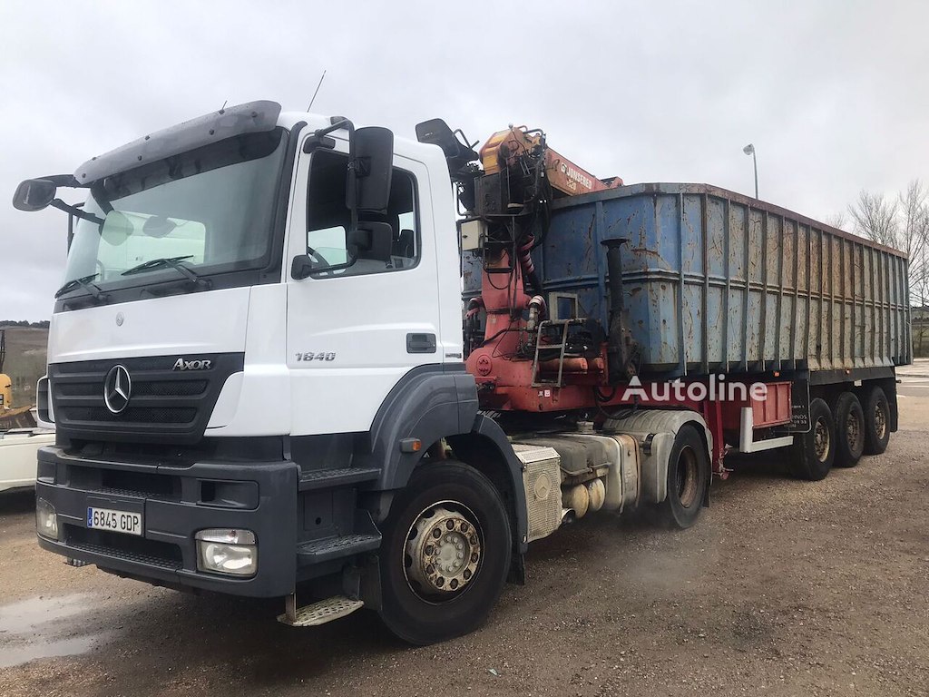 Mercedes-Benz Actros 1840 LS tegljač + poluprikolica za prevoz metalnog otpada