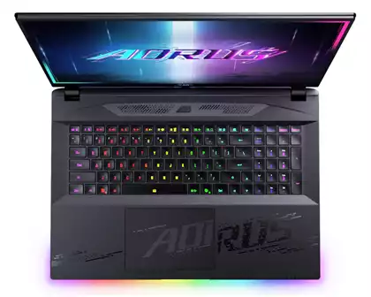 GIGABYTE AORUS MASTER 18 BYH 18 inch QHD+ 240Hz 1200nits Core Ultra 9 275HX 64GB 2TB SSD GeForce RTX 5080 16GB RGB Backlit Win11Pro gaming laptop