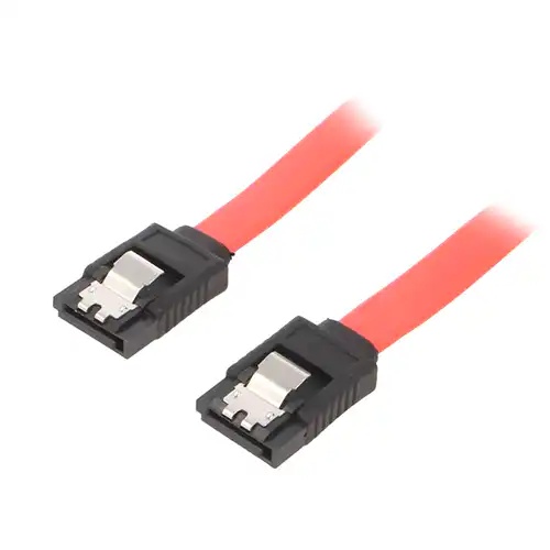 Kabl S-ATA data 0.4m Sata II 2.0 metal clips
