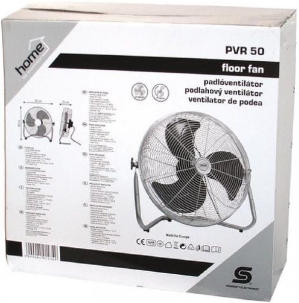 HOME PVR 50 Ventilator podni, preènik 50cm, 120W, Inox
