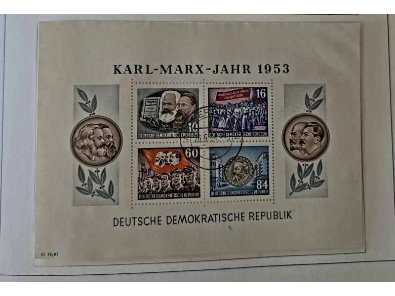 DDR blok 2 Karl Marx 1953