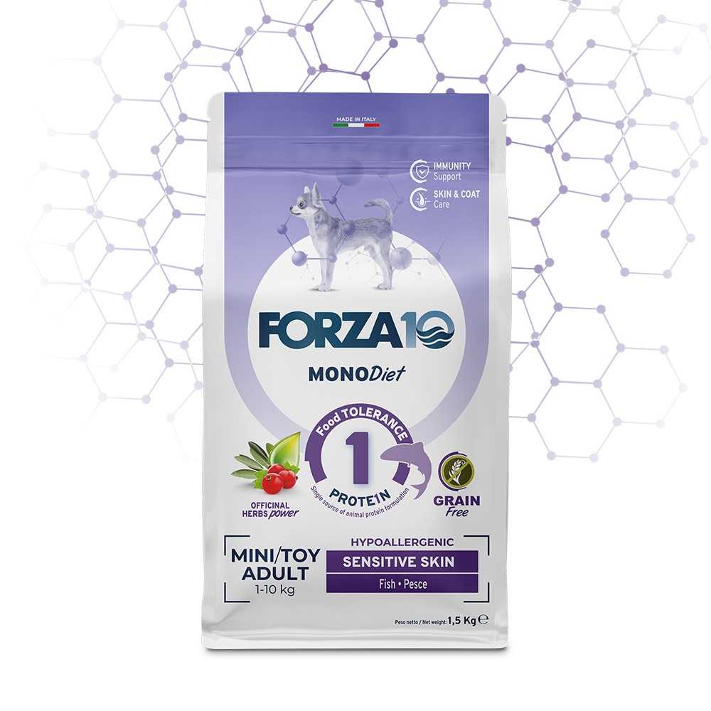 Forza Dog Adult Mono Sensitive Skin Adult Mini/Toy Fish 1.5kg