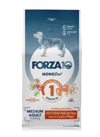 Forza Dog Mono Diet Adult Medium horse & peas 12kg