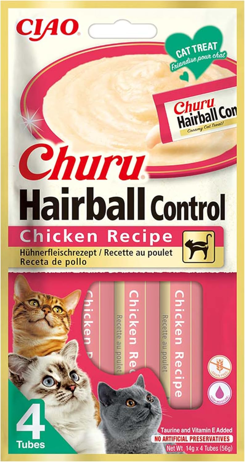 INABA Cat CHURU Chicken Hairball Control EU676