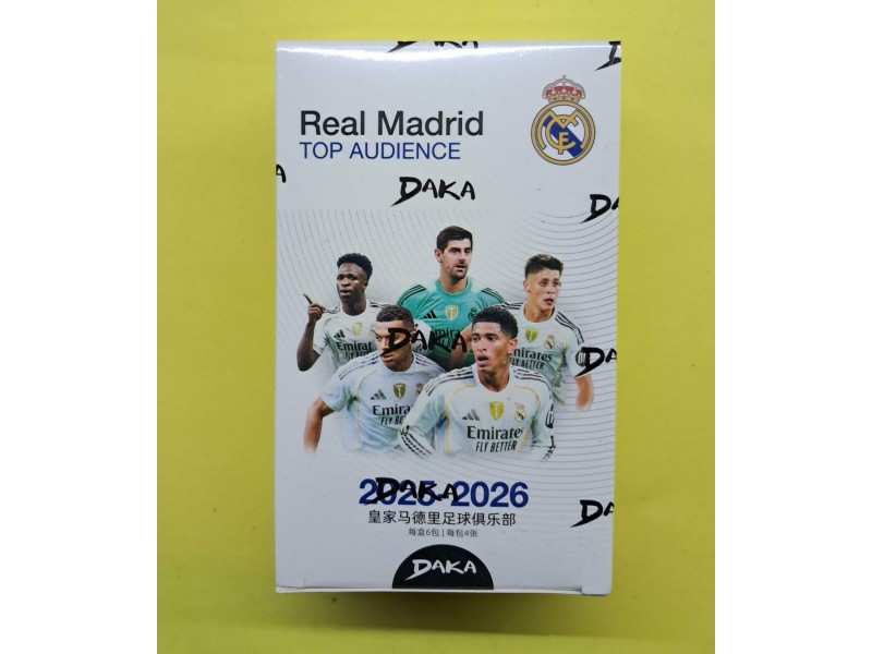 REAL MADRID Top Audience 2025-26 DAKA Blaster pack