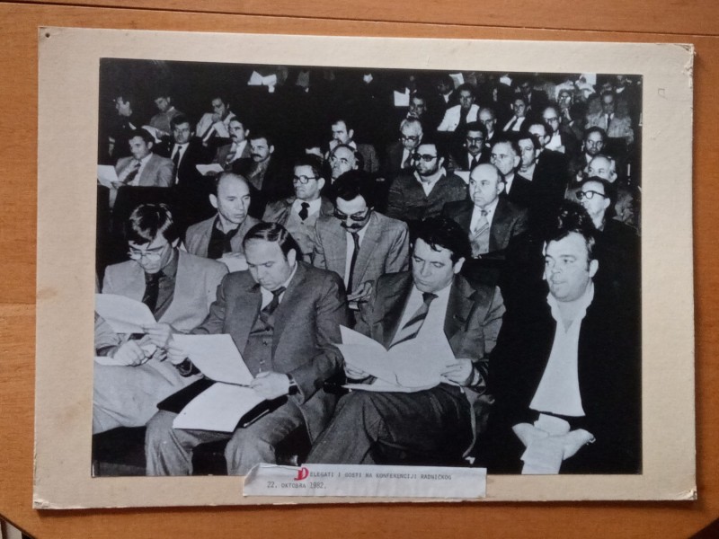 FK Radnički Niš - Delegati i Gosti - 1982.g