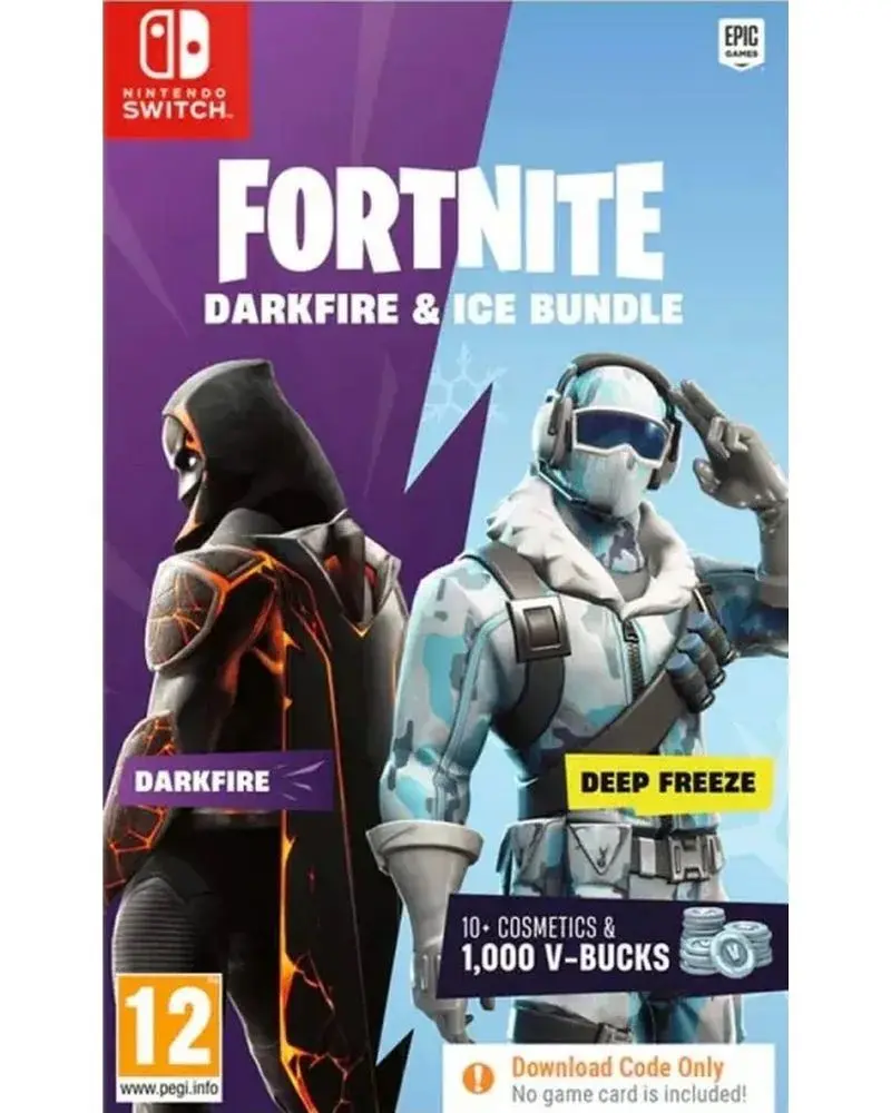 Dodatak za igru Epic Games Switch Fortnite, paket Darkfire i Ice