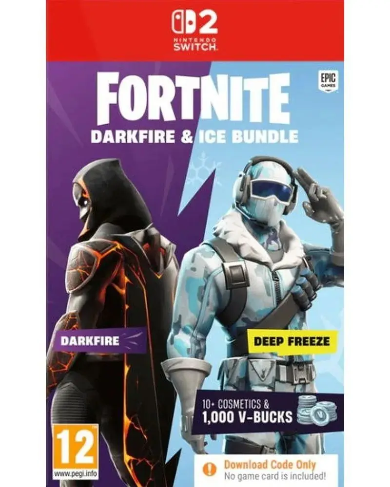 Dodatak za igru Fortnite za Epic Games Switch 2, paket Darkfire i Ice