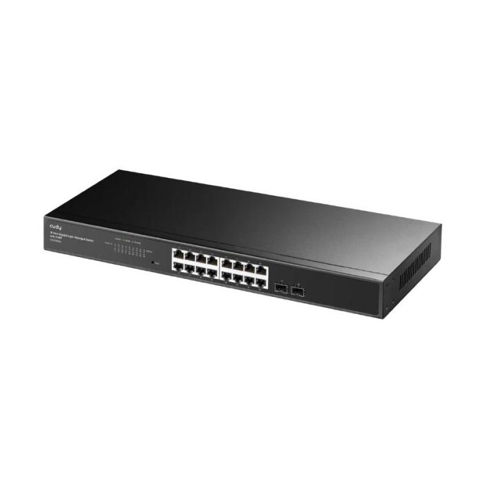 Cudy GS1016ES2,16-Port Gigabit Light-Managed Switch with 2 SFP,10/100/1000 Mbps