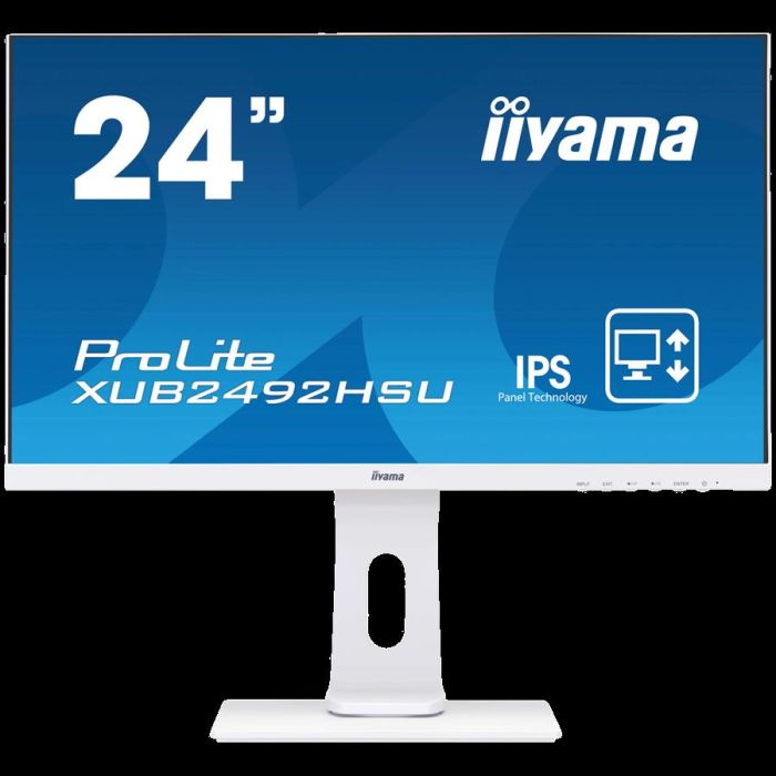 24" WHITE IPS panel, 1920x1080 at 120Hz, EyeComfort, 15cm height adjustable stand, 350cd/m2, 1500:1, Speakers, HDMI, DisplayPort, 1ms MPRT, USB 2x3.2 plus 2x USB-C