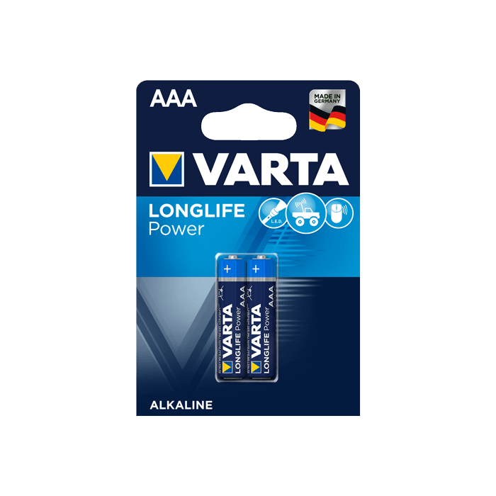 VARTA Longlife Power alkalna baterija 2 x AAA Alkalna baterija, AAA (LR3), 2/1
