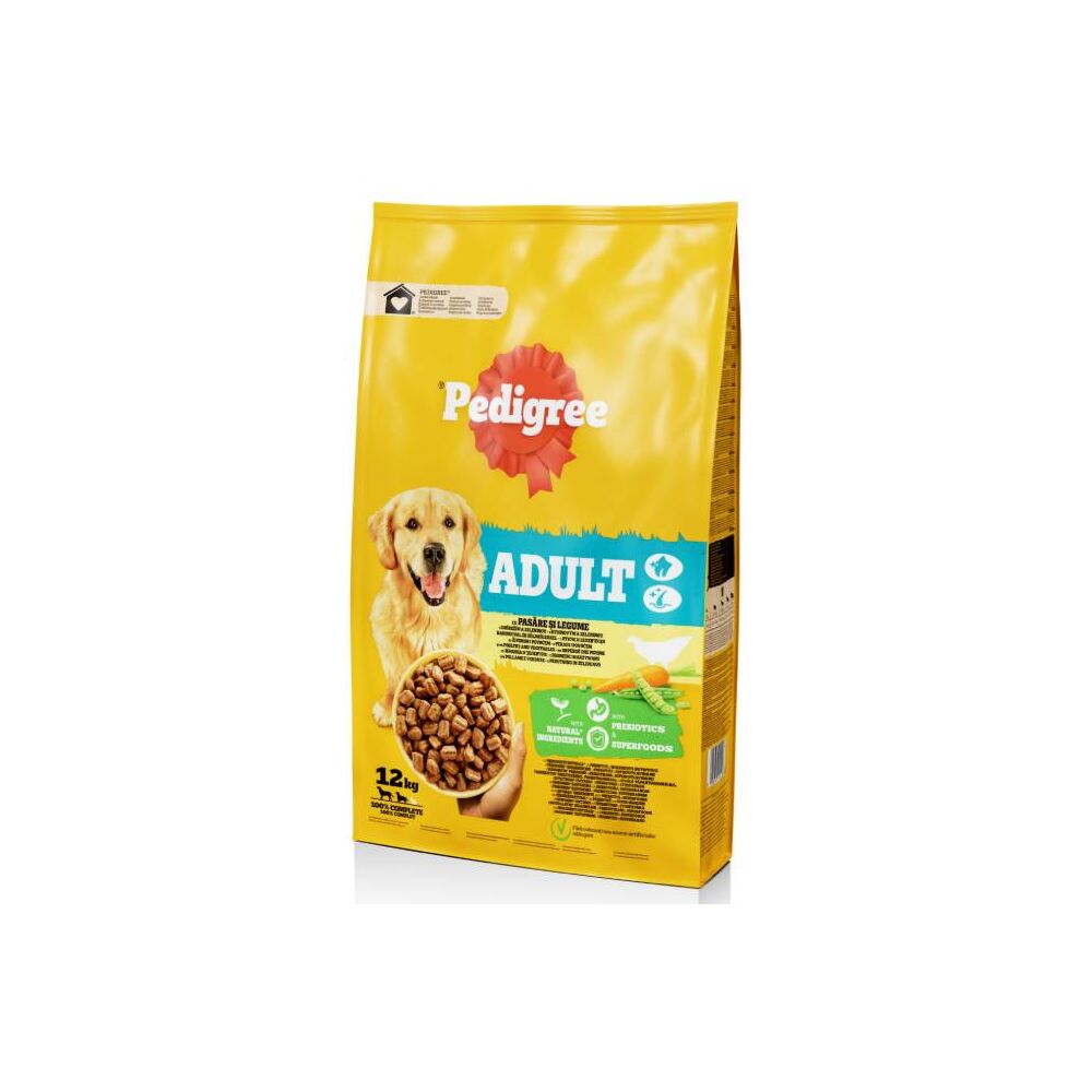 Pedigree Briketi za pse živina i povrće 12 kg