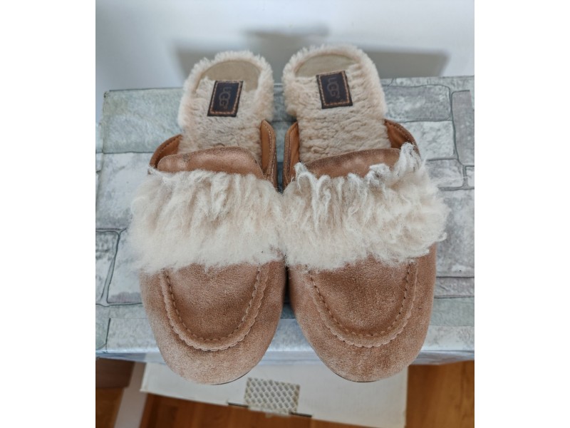 UGG papuče krzno i koža