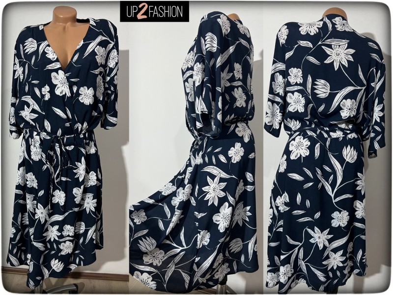 *UP2FASHION*haljina 100%Viskoza*NEKORISCENO*52-54-XXL