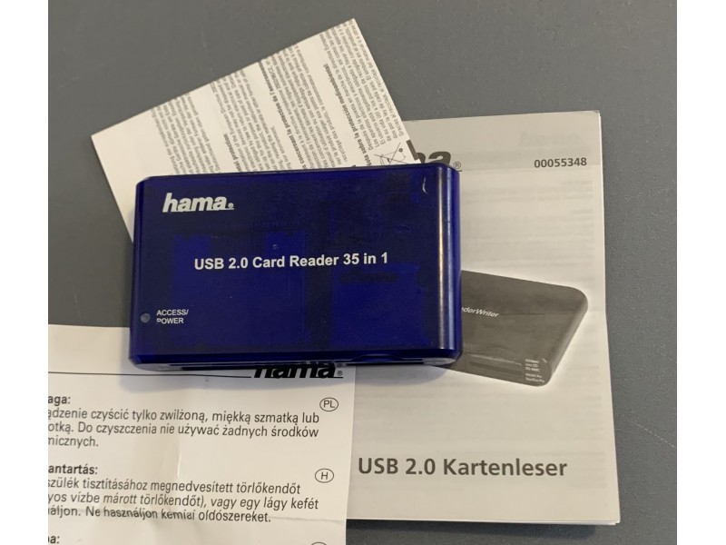 HAMA USB 2.0 ČITAČ KARTICA 35 U 1