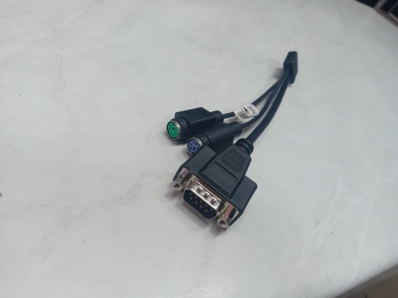 Dell Micro Series DB-9 RS-232 Male + PS 2 Female Adapte