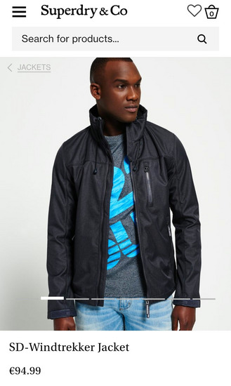 Ekstra SUPERDRY Windtrekker jakna - M/L