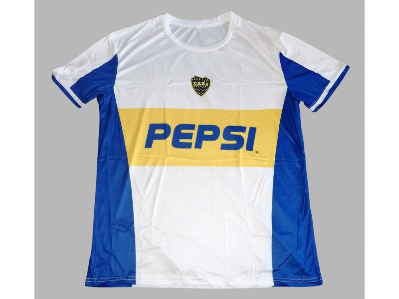 Boca Juniors, navijacki retro dres, beli L, XL