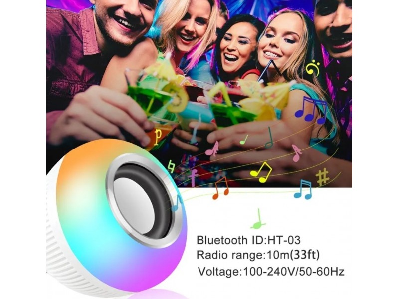 Bluetooth LED-RGB sijalica+zvučnik !!!