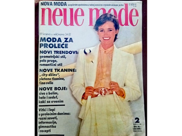 NOVA MODA, Februar 1980. godina. ✰