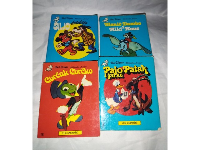 Lot 4 Broja Disney Biblioteka Svrca Knjizica