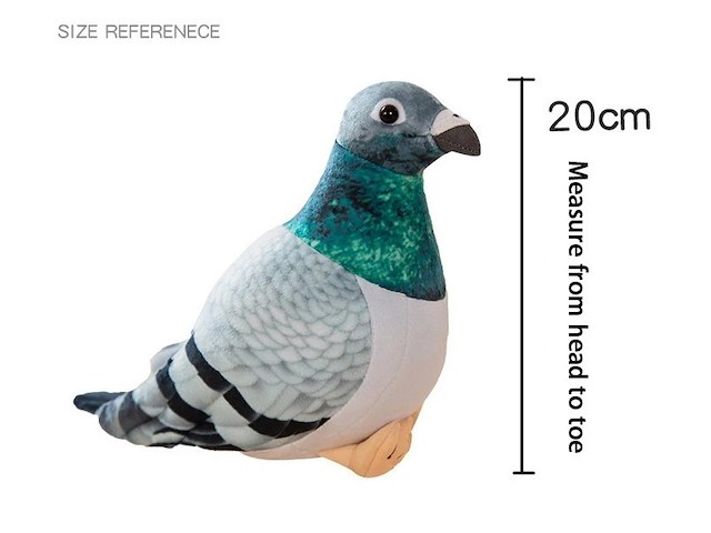 Igračka Plišana Golub Ptica Za Decu Model 3 (Poklon)