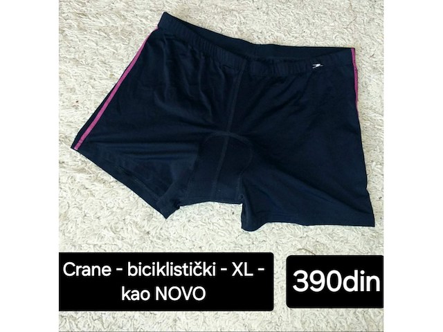 Crane biciklistički šorts crni ženski XL/42 - kao NOVO